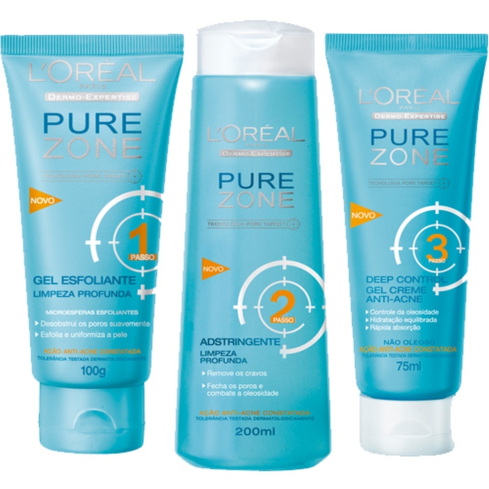Na Ponta do Dedo: Resenha Linha PURE ZONE L'oreal