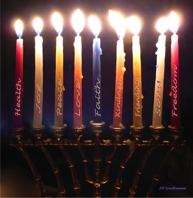 TEMPLE MENORAH & CHANUKIAH: TEMPLE MENORAH