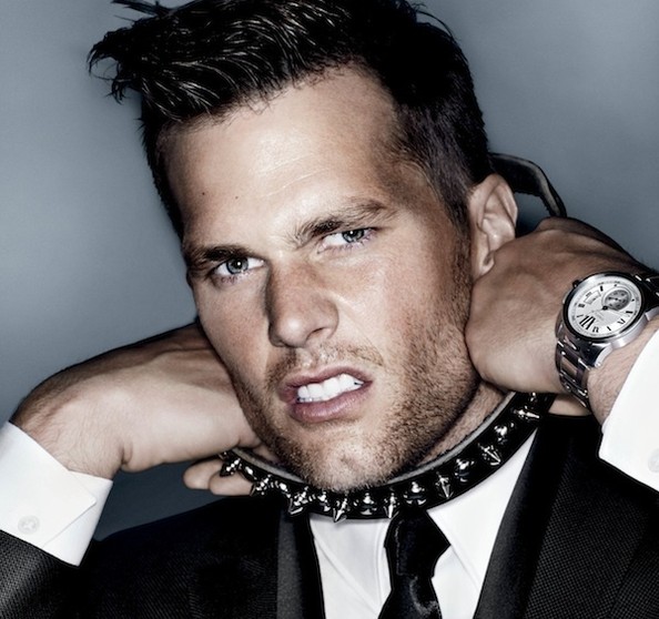 The Randy Report: Tom Brady looking handsome in studded dog collar for VMan