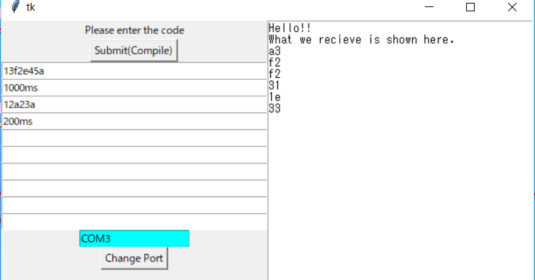 Tbjusticeの日記 Python3 And Arduino