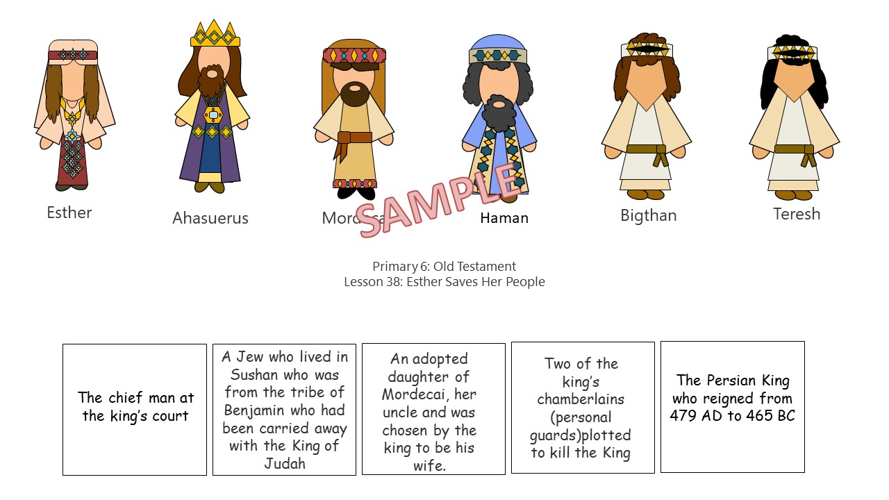 Games and other activities for Family Night: Primary 6: Old Testament ...