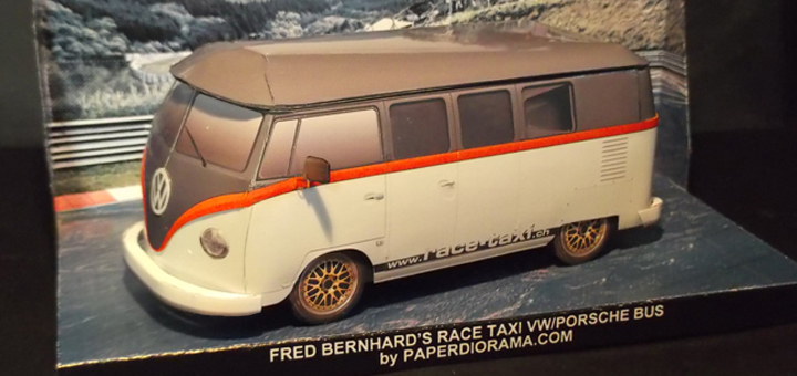 Ninjatoes' papercraft weblog: Volkswagen Typ 1 van Race Taxi papercraft