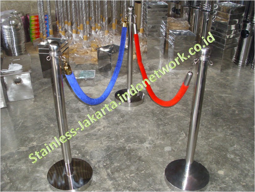 Pagar Pembatas Antrian - Stainless Center Jakarta