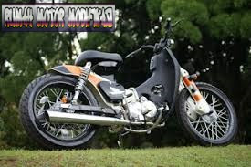 MODIFIKASI MOTOR STREET CUB