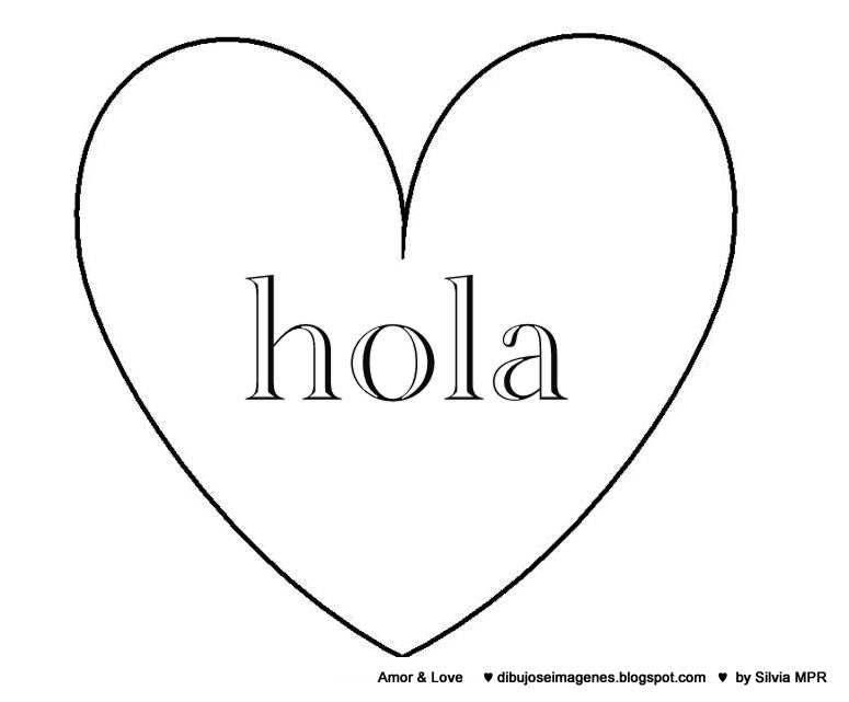 Hola Coloring Page Coloring Pages