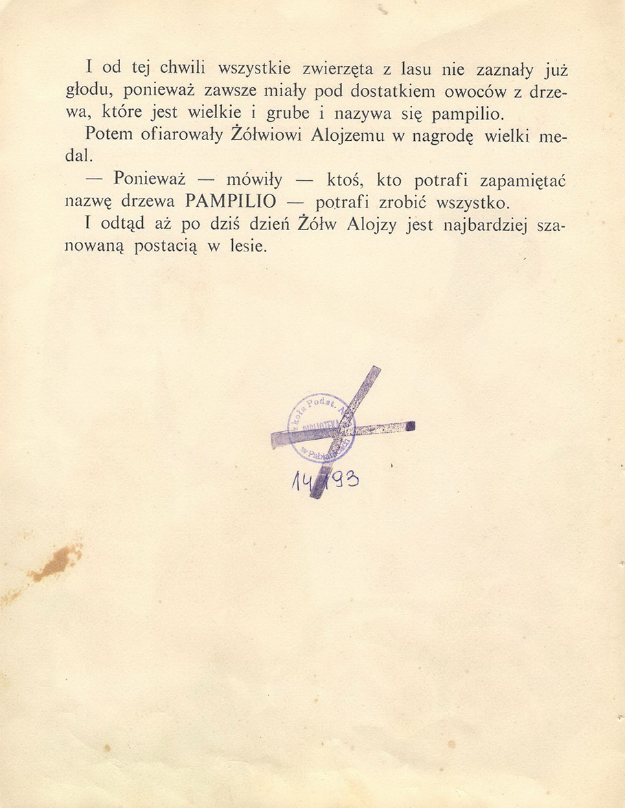 Garaż ilustracji książkowych: Pampilio - Ignacy Witz