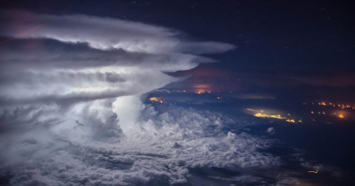 Storm seen from plane above Venezuela | Earth Blog