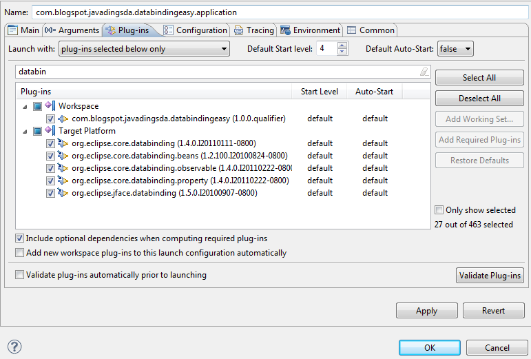 Java Dingsda: Eclipse RCP - Databinding, ein einfaches Beispiel