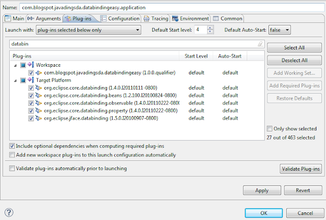 Java Dingsda: Eclipse RCP - Databinding, ein einfaches Beispiel