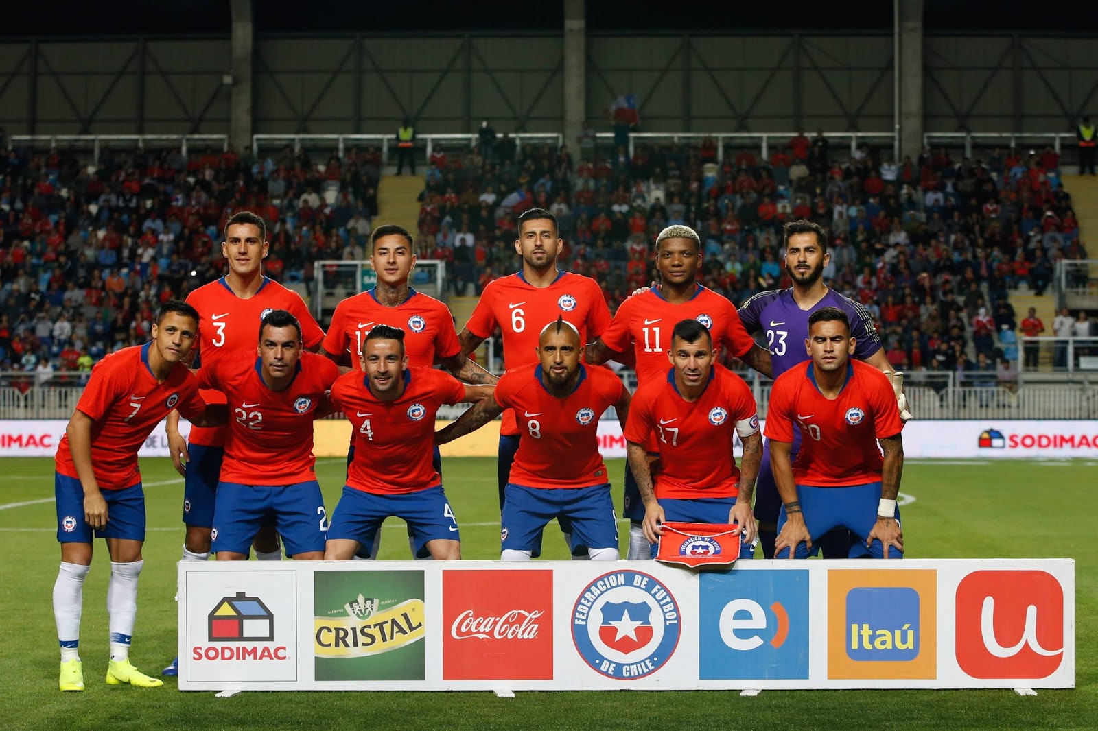 Partidos de la Roja: [16/11/2018] Chile-Costa Rica | 2:3