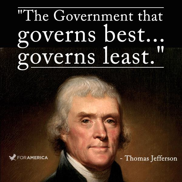 Government and Taxes: Less government means good governance
