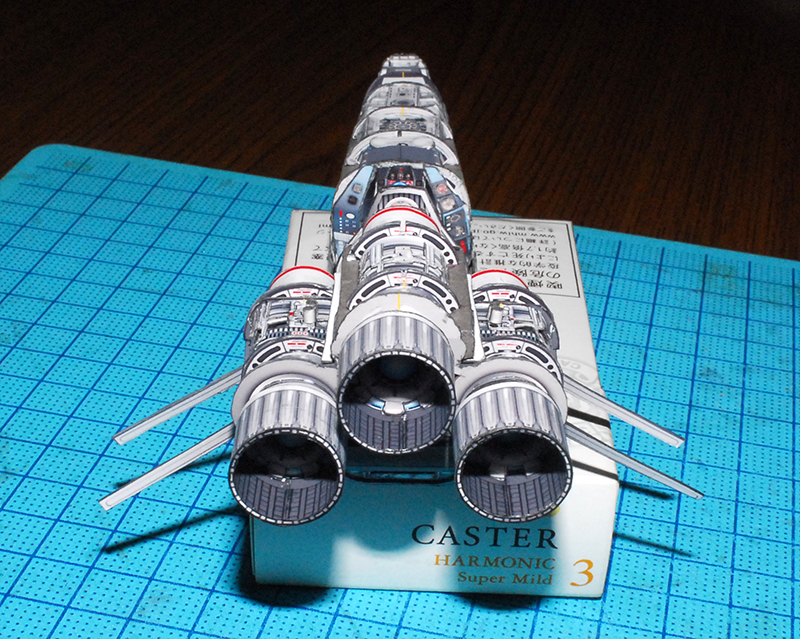 Papercraft Viper MKII Battlestar Galactica parte 8 - Mundo do Papercrafter!
