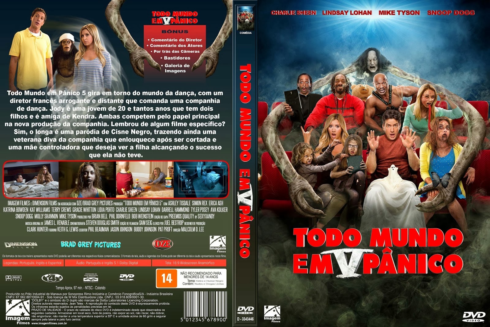 capas de filmes dvd: Todo Mundo Em Pânico V