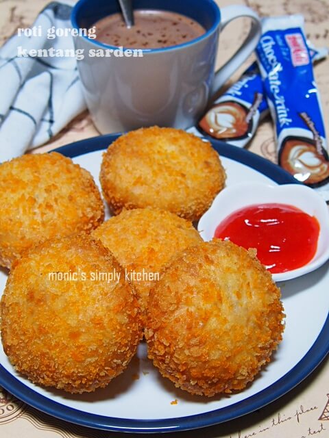 Roti Goreng Kentang Sarden - Monic's Simply Kitchen