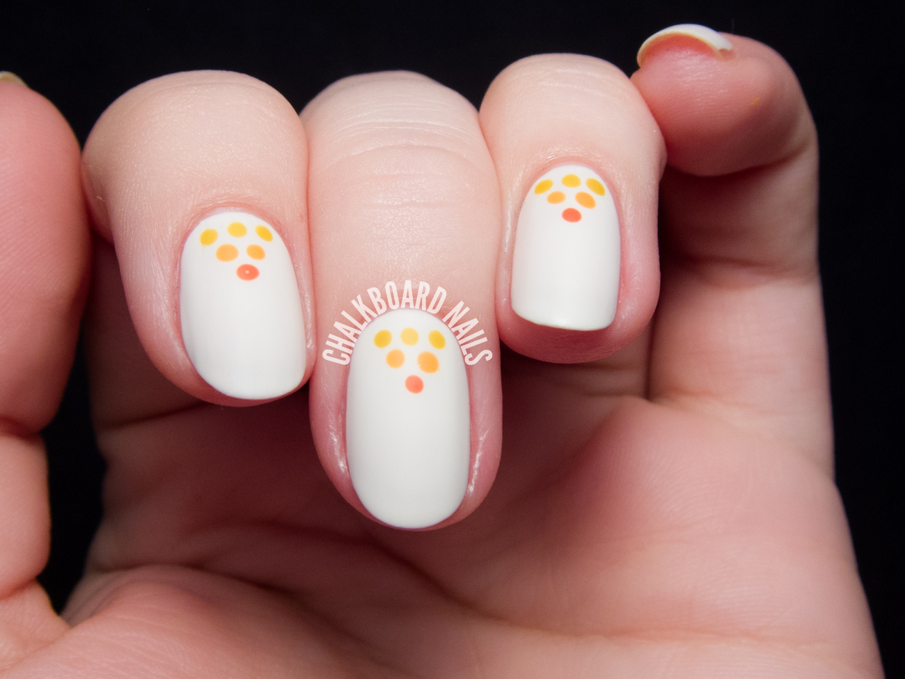 Autumnal Matte Pyramid Dots | Chalkboard Nails | Phoenix, Arizona Nail ...