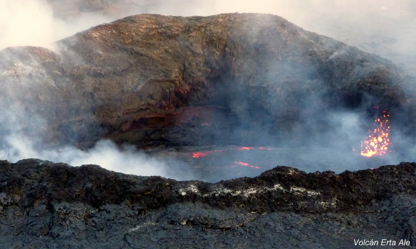 VOLCAN ERTA ALE. ETHIOPIA.