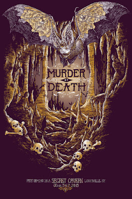 INSIDE THE ROCK POSTER FRAME BLOG: Erica Williams Murder By Death ...