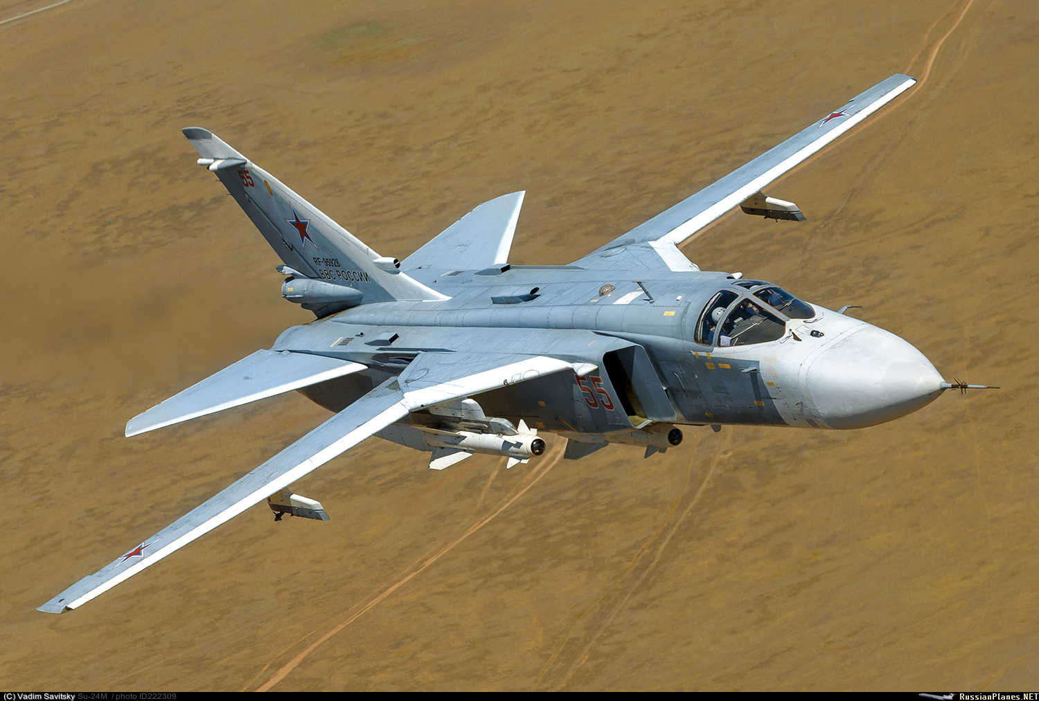 Historia y tecnología militar: Foto de un Sujoi Su-24M