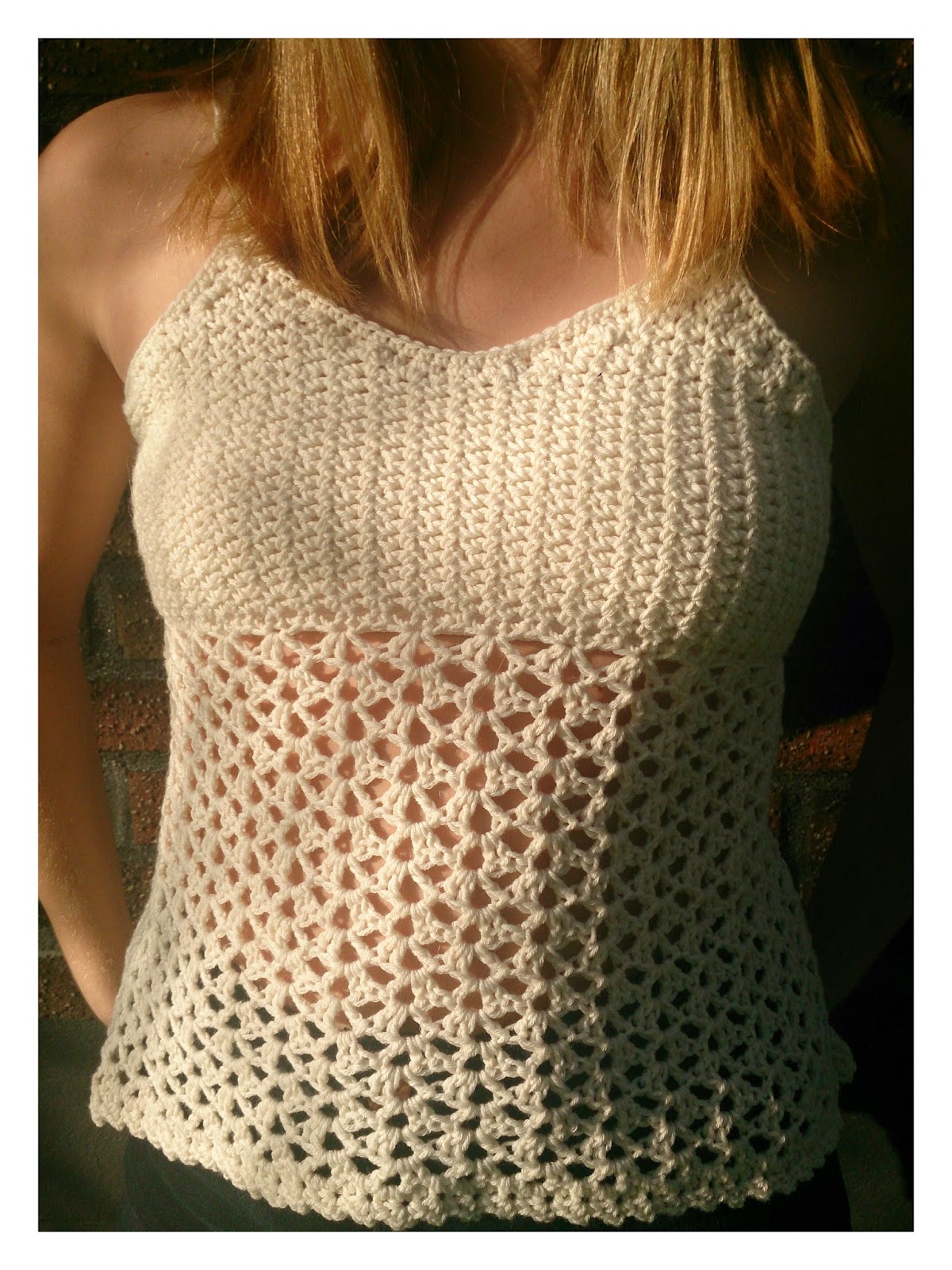 Blendas Betraktelser: FO: Virkat linne till älskad dotter!