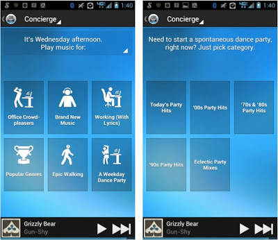 Fingers Crossed!: Music App: Songza