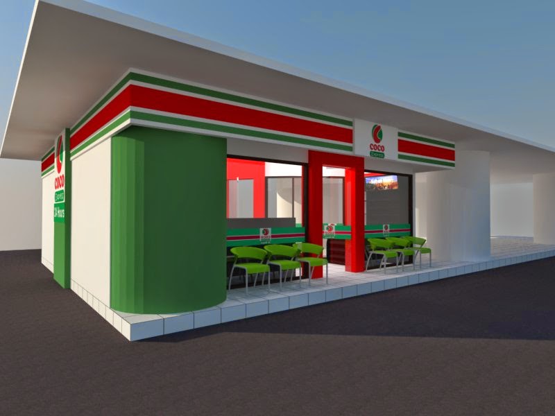 DESIGN MINIMARKET BALI: modern store