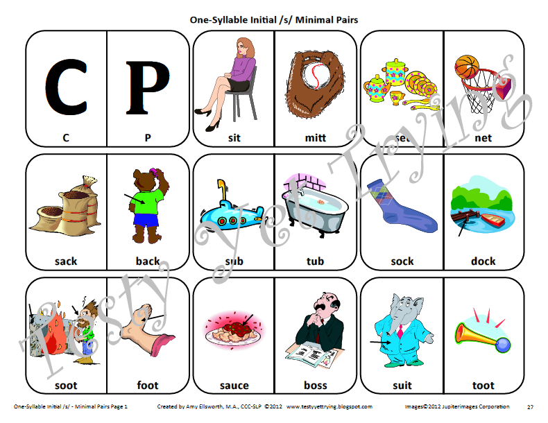 Testy yet trying: Speech Therapy Kit: S Card Sets and Resources