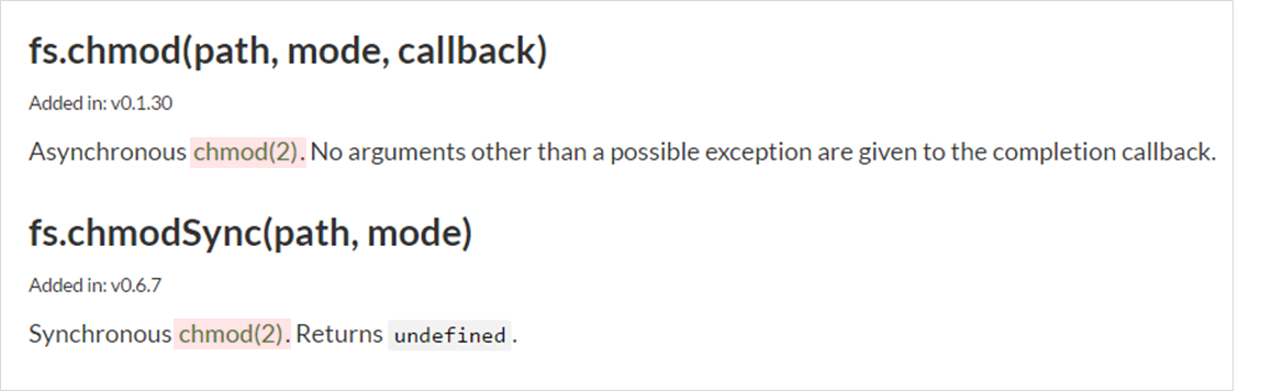 Node.js fs 模組 APIs 的三種類型
