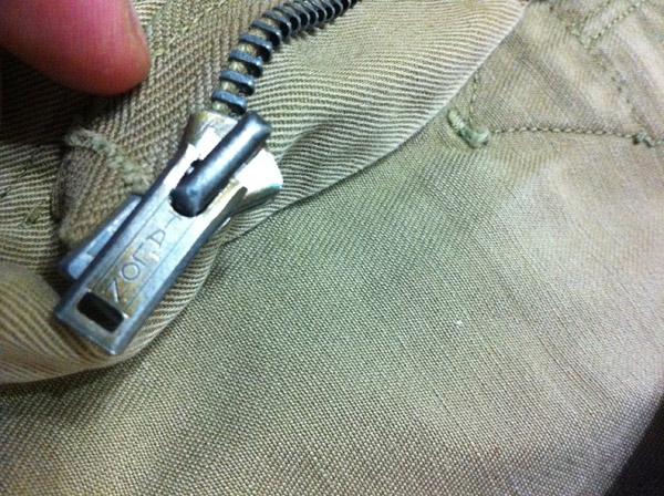 Vintage Rocker: Talon Zipper, early 20s~late 40s, 20年代到40年代的Talon拉鍊!!