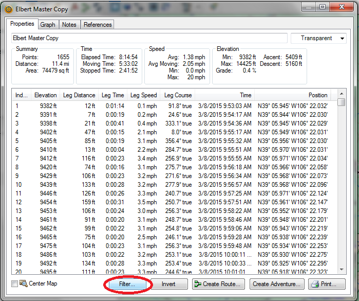 Outdoor Outlier: How to edit .GPX files in Base Camp