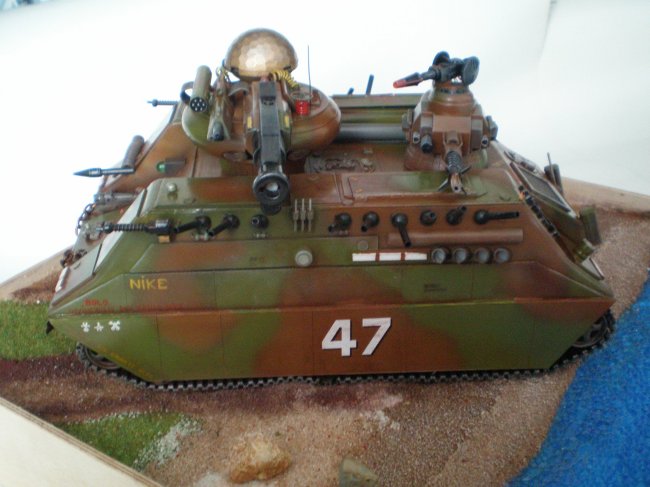 Brazos Evil Empire: 1/350 Scratchbuilt Bolo Invincibilis Mk.XXIII B "NIKE"