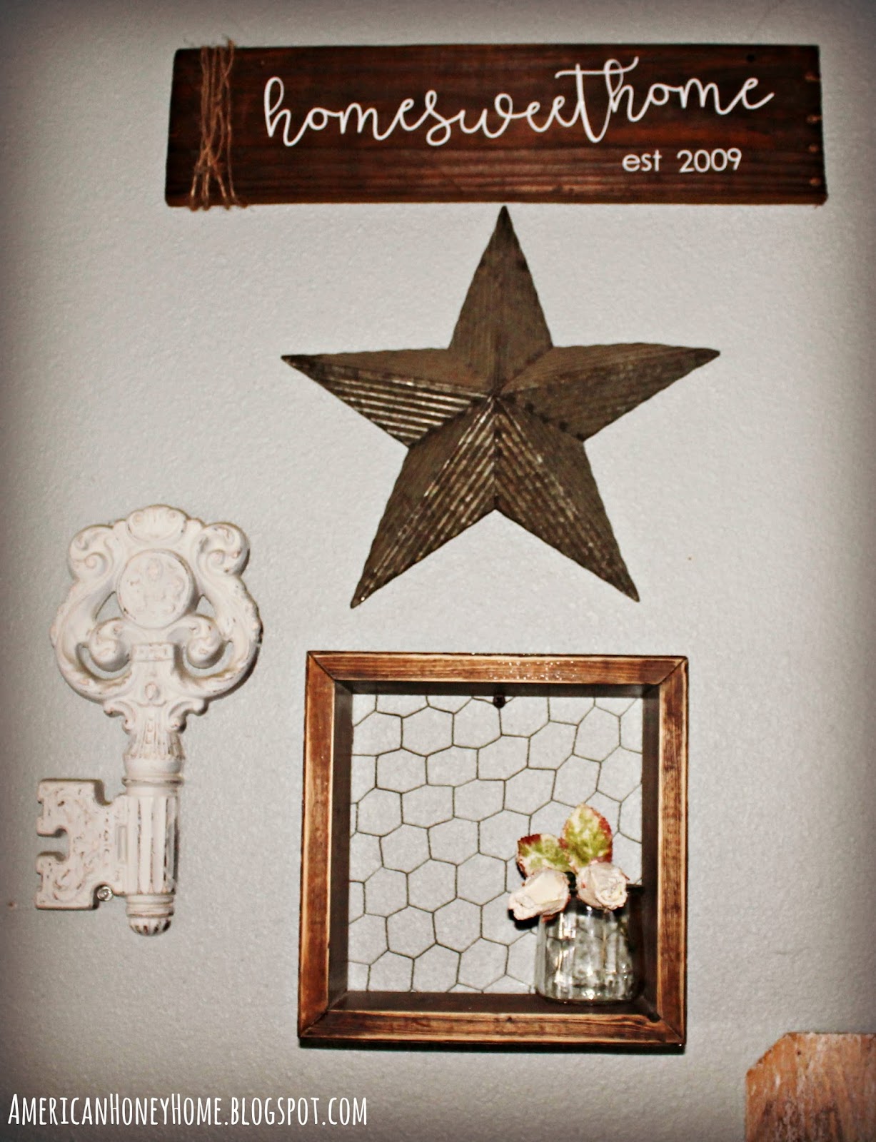 American Honey Home: Farmhouse Box Shelf