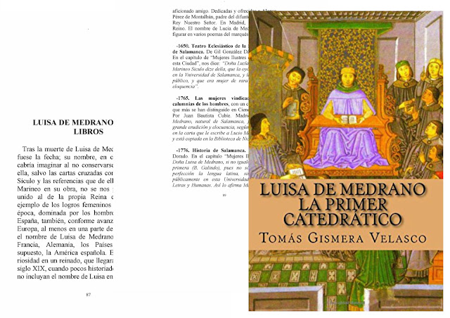 LUISA (Lucía) DE MEDRANO: LUISA DE MEDRANO, LA PRIMER CATEDRÁTICO