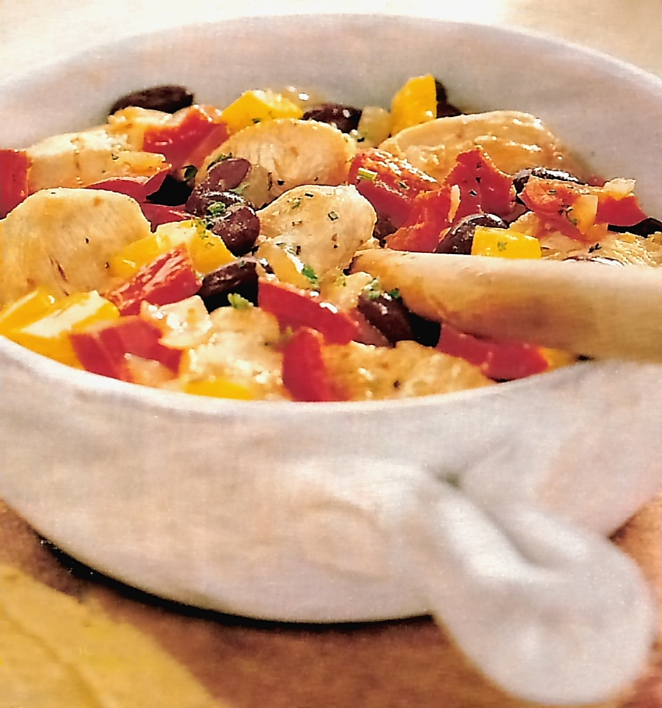 Les petites et grandes gourmandises de Zem.: Cocotte de volaille Tex-Mex