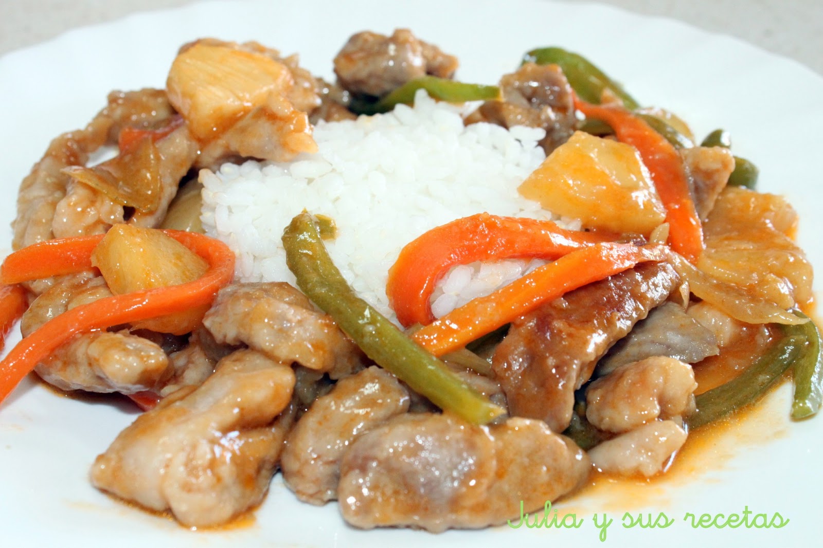 JULIA Y SUS RECETAS: Cerdo agridulce chino