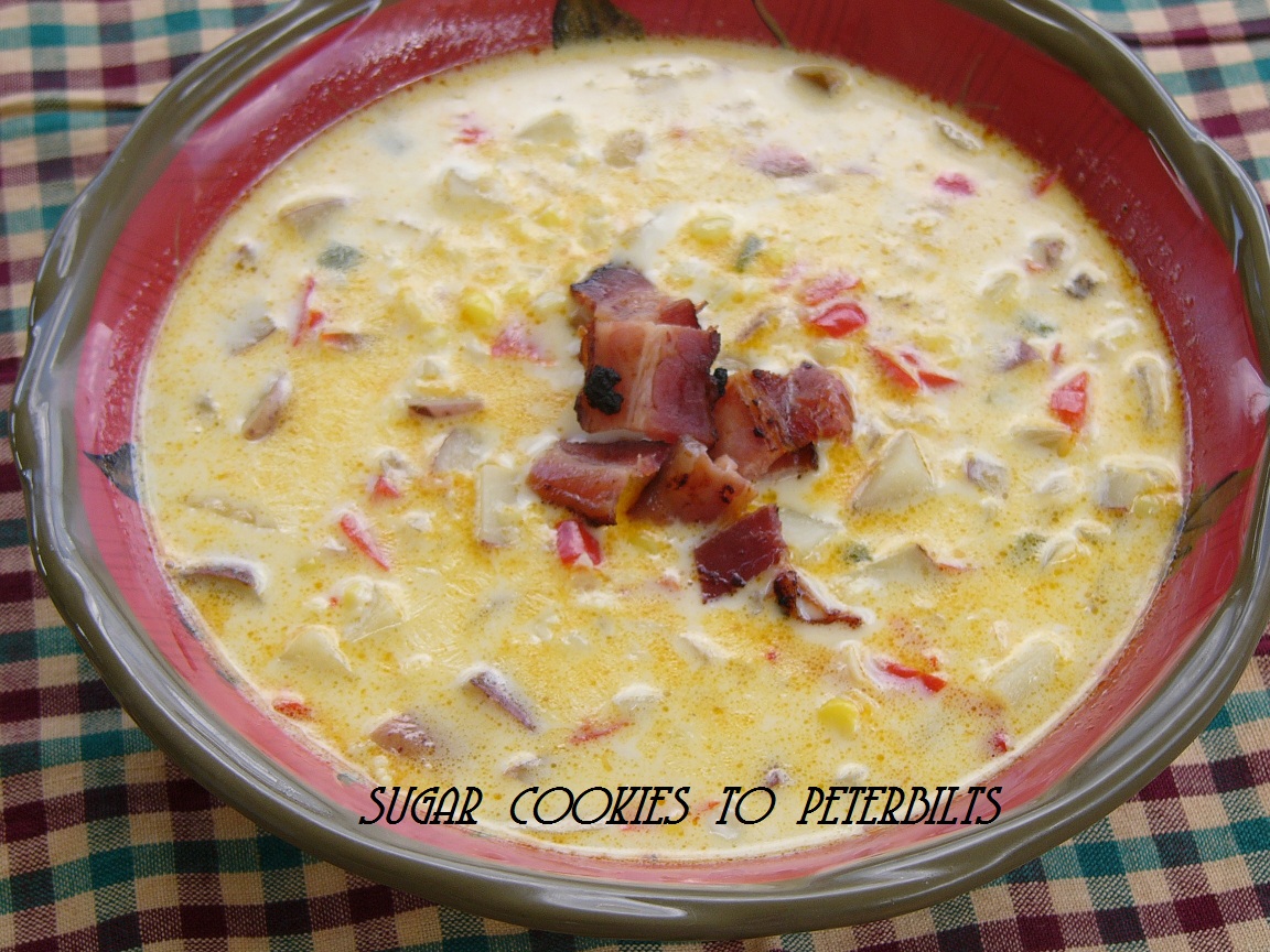 Big Rigs 'n Lil' Cookies: Spicy Corn Chowder