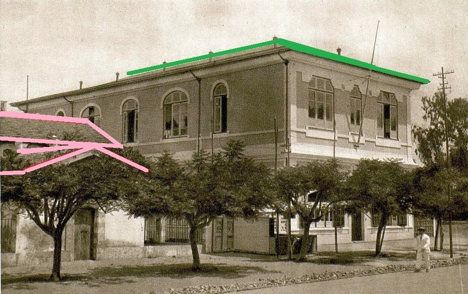 Históricas Imprensa Nacional e Cadeia Civil na Baixa de Maputo, Moçambique