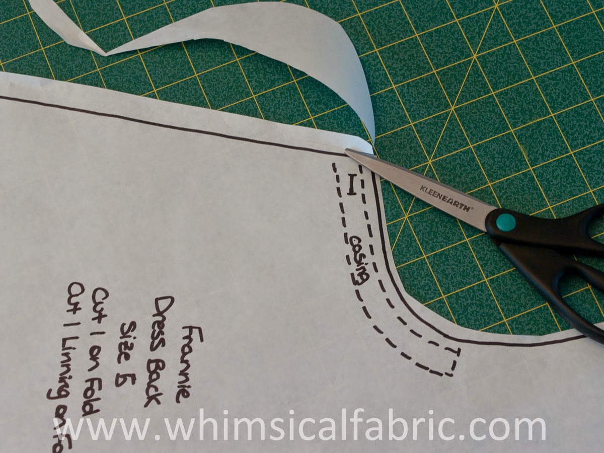 Whimsical Fabric: Sew Along #14 - Frannie Dress - Lesson #1