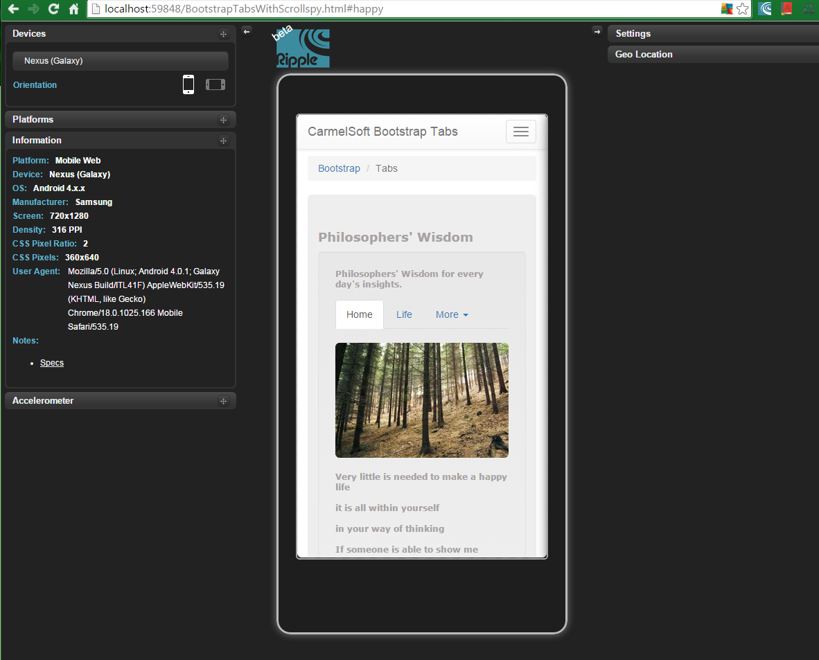 The ASP.NET MVC Club: Bootstrap Tutorial Lesson 14 - Responsive Tabs with Scrollspy