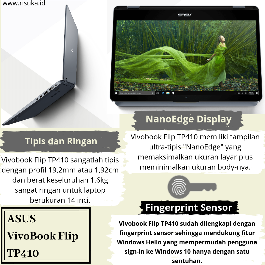 ASUS Laptopku - VivoBook Flip TP410 Untuk Kebebasan yang Tidak Terbatas ...