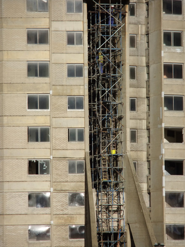 Photographs Of Newcastle: Derwent Tower (Dunston Rocket) Demolition Photos