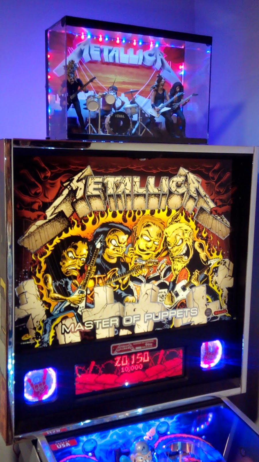 Original Pinball: TOPPER para Pinball "METALLICA" Master of Puppets ...