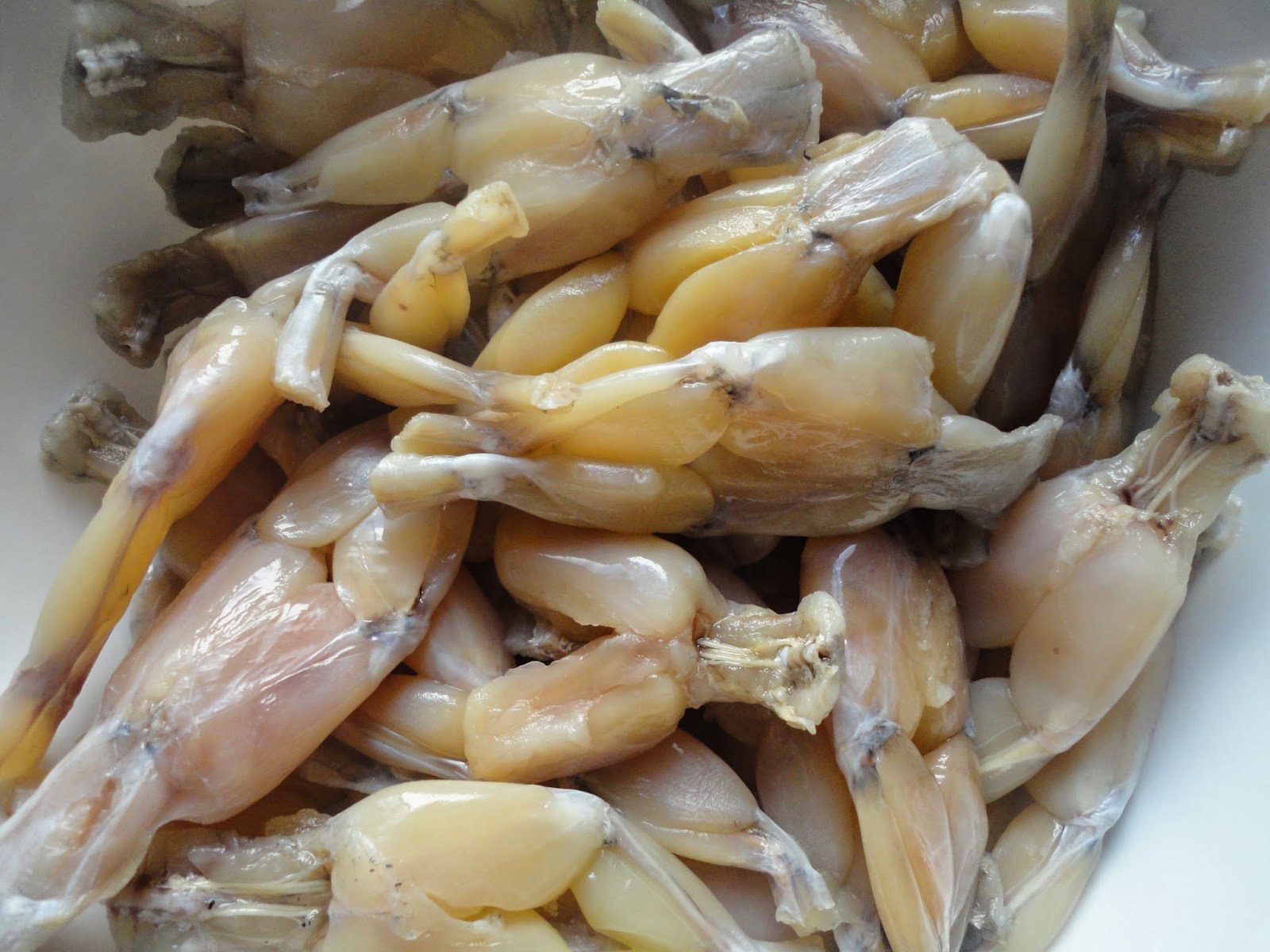 COCER & CANTAR : Ancas de rana marinadas y rebozadas