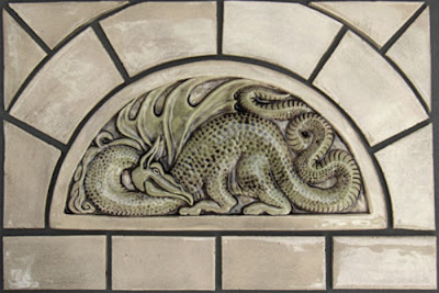 Decorative handmade ceramic tile: Decorative handmade Relief carved ...