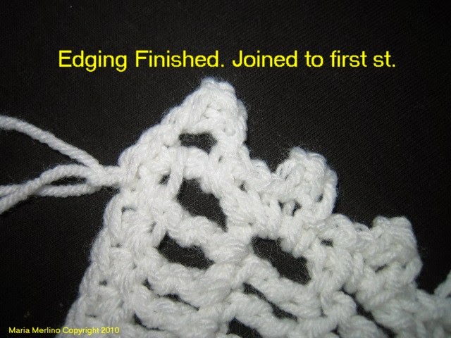 Crochet Living: Crochet First Holy Communion Cape in the Wheat Stitch