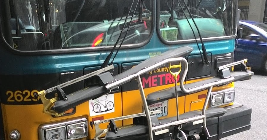 100 reasons I love Seattle: Reason 10: Bike Rack on Buses