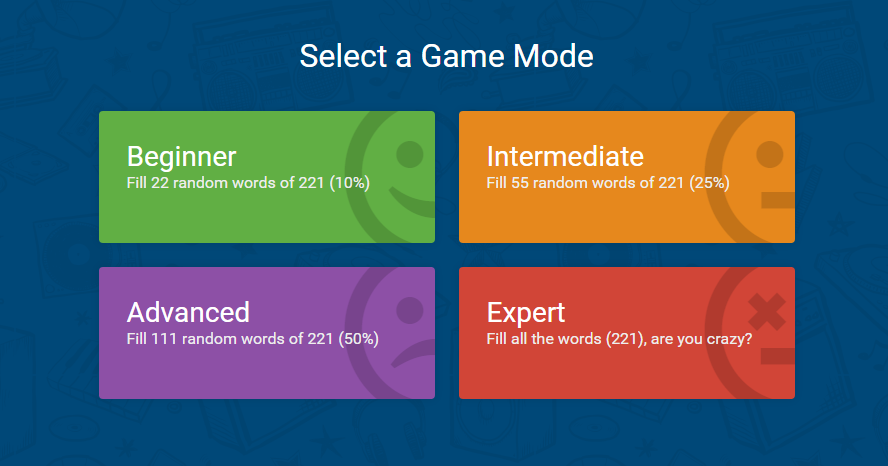 Learning Spanish through songs: Lyrics training Luna profe