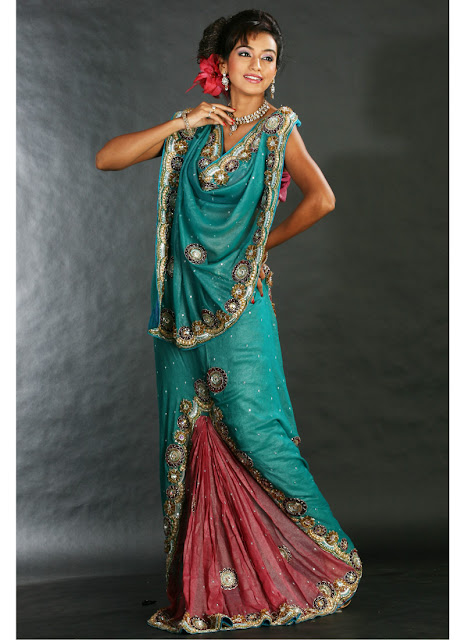 New Latest Fancy Or Party Ware Saari In New Looks. ~ Latest Fashion Trends