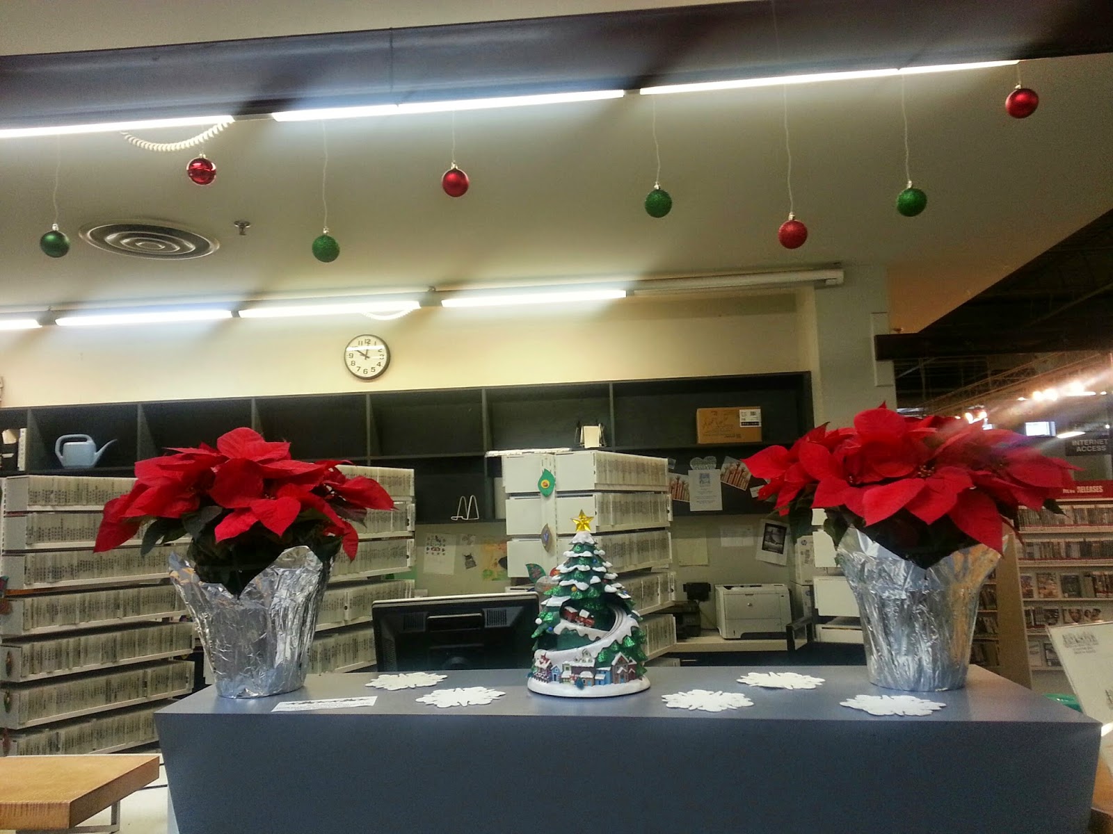 Oberlin Public Library Displays: Kelly's December Displays