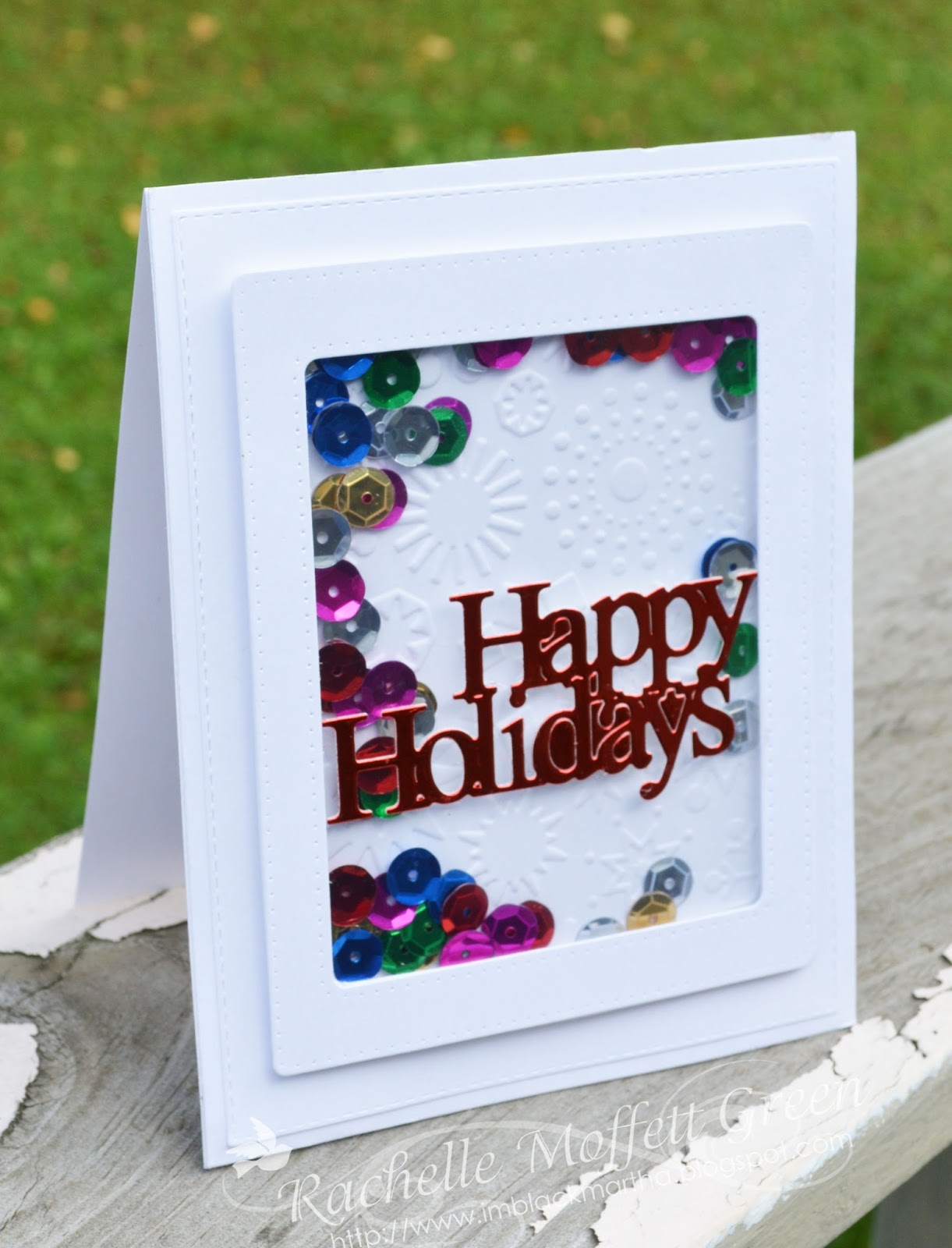 I'm Black Martha: Easy Shaker Cards