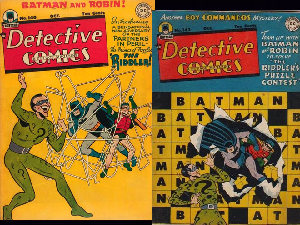 Dave's Comic Heroes Blog: Batman Villains First